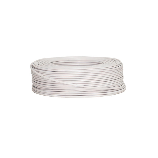 Comms Cable CCA- 6 Core Stranded White (100m reel)