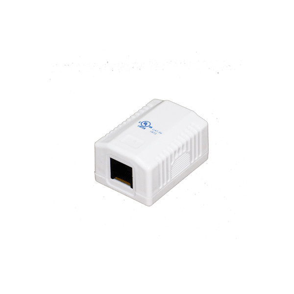 Lambda C5e UTP Surface Mount Box 1 Port White (PCB)