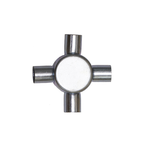 25mm Galvanised Conduit Box 4 Way